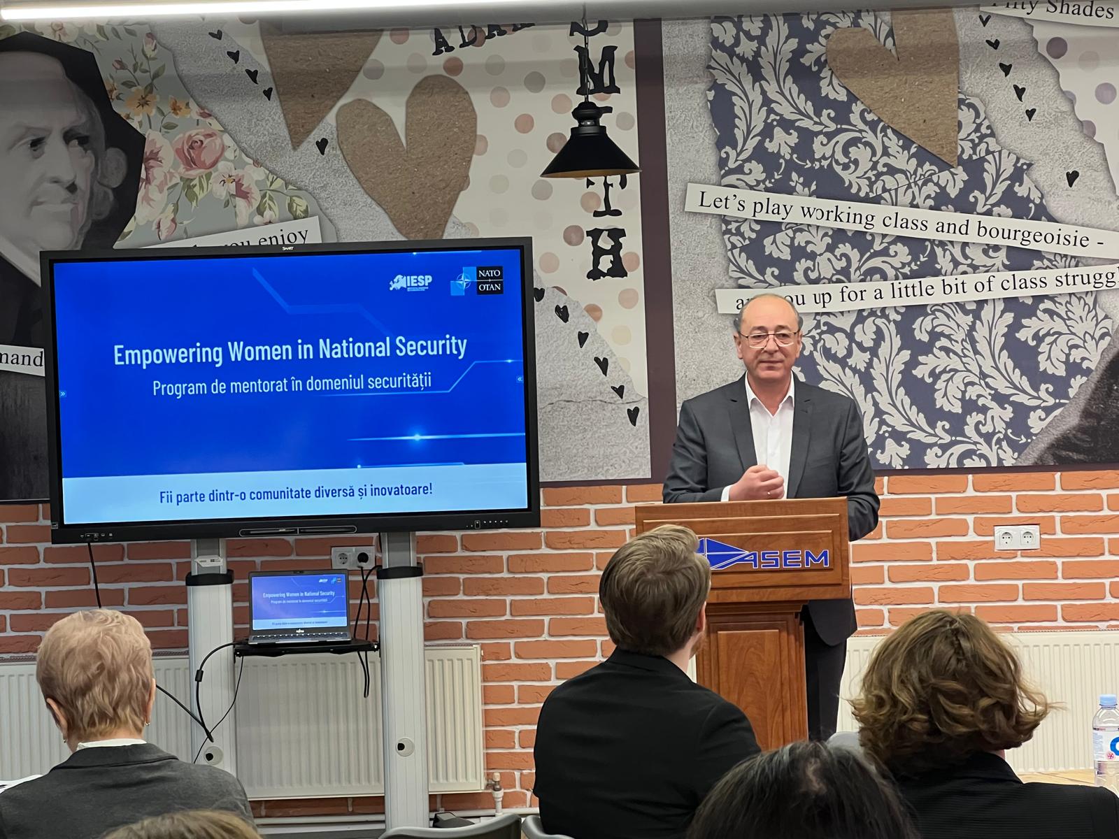 Lansarea Programului de mentorat „Promovarea Femeilor în Securitatea ...